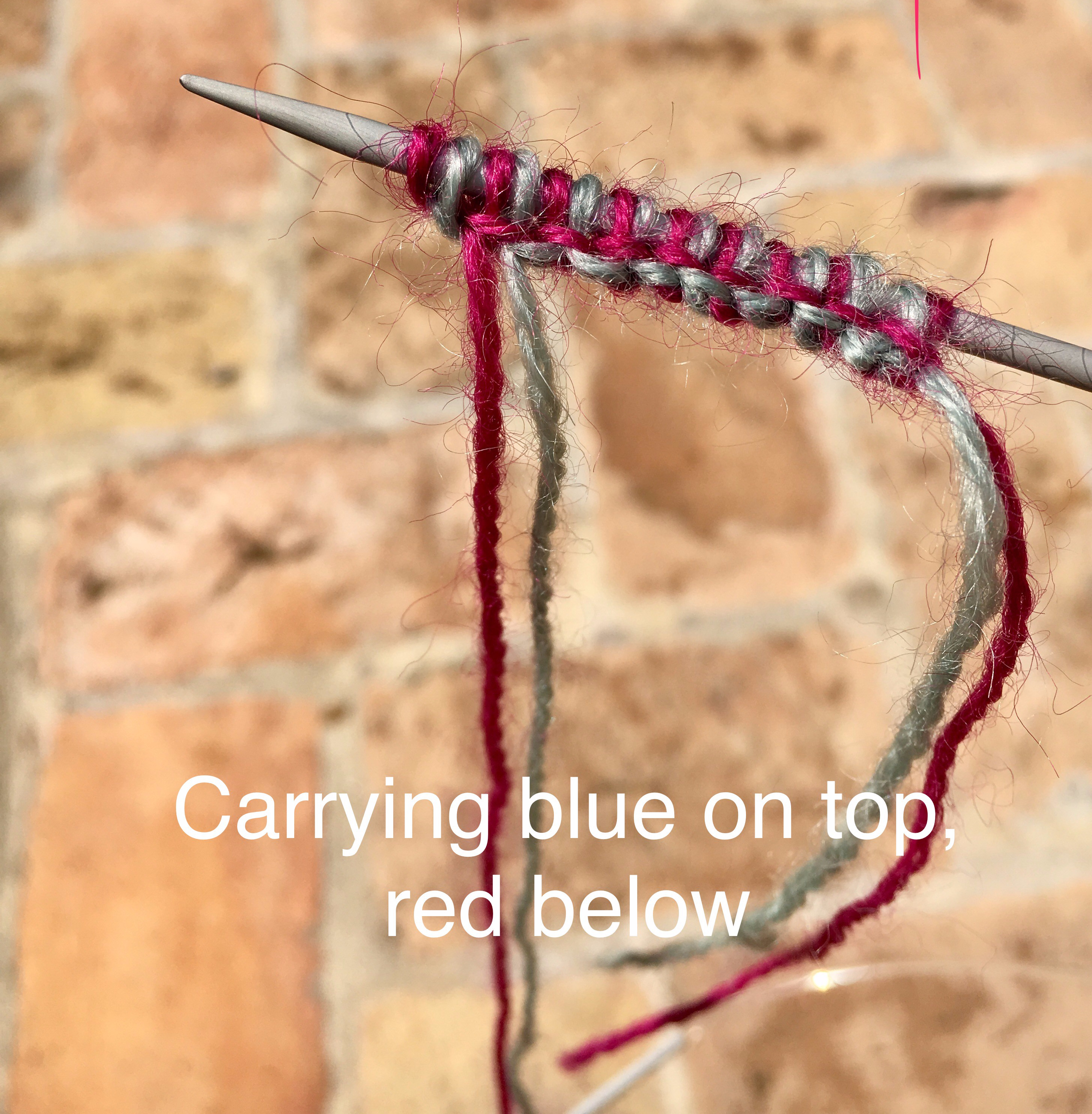 Double Knitting technique – Skein Reaction