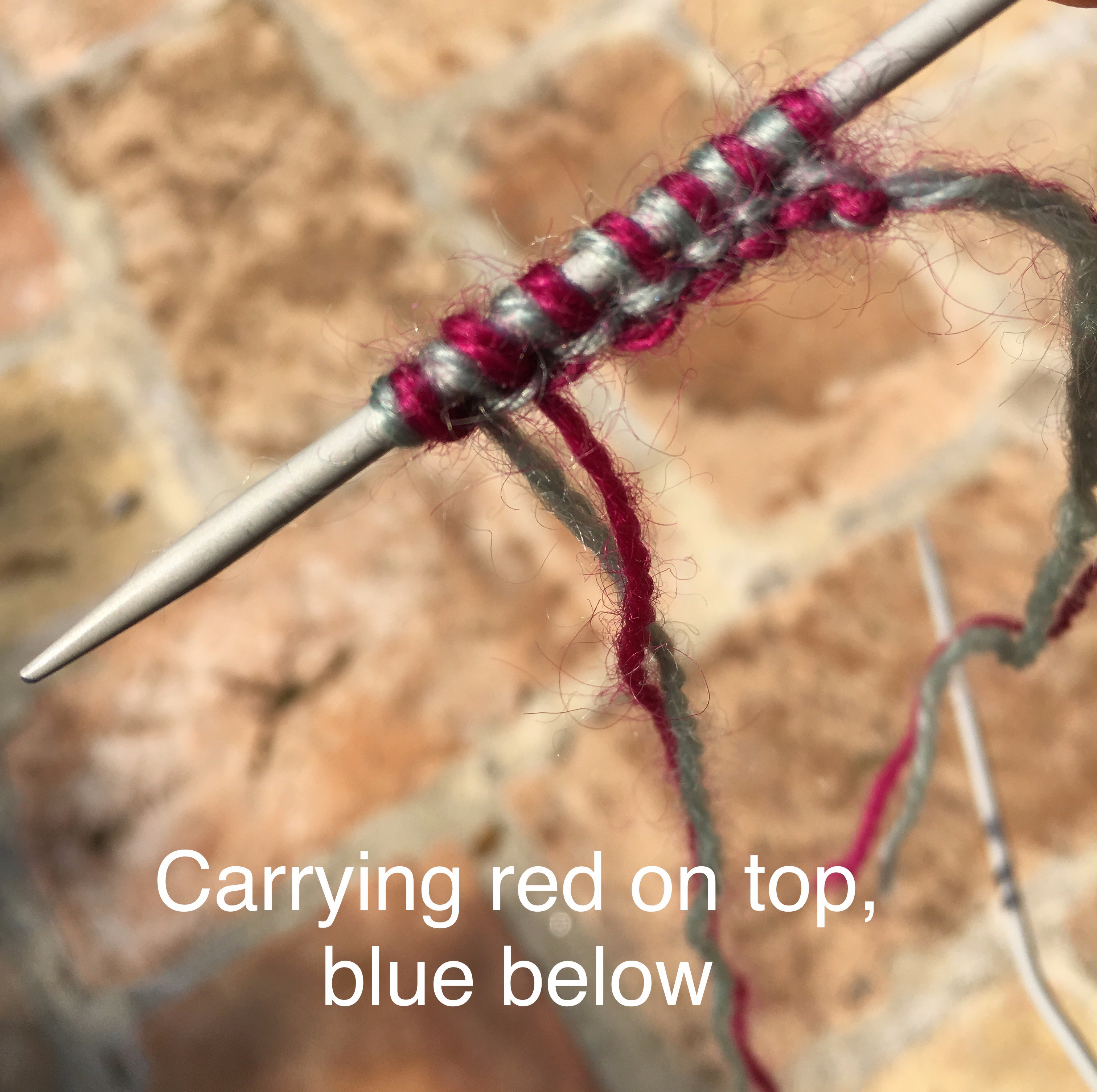 Double Knitting technique – Skein Reaction