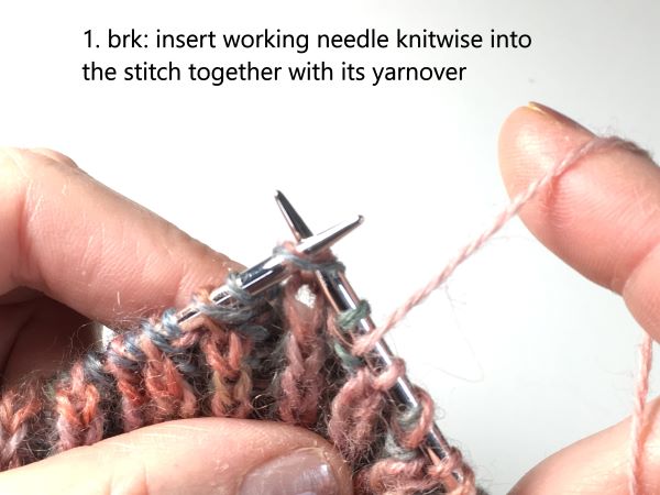 Brioche Tutorial 1 – Single-colour and Two-colour Brioche Stitch ...