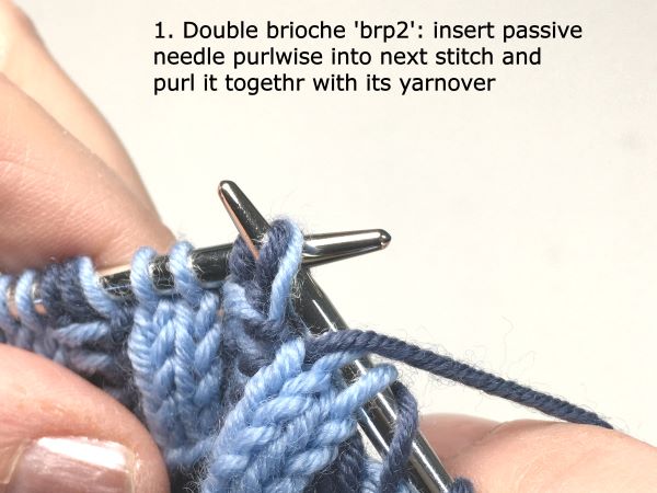 Brioche Tutorial 2 – Double Brioche and Syncopated Brioche – Skein Reaction