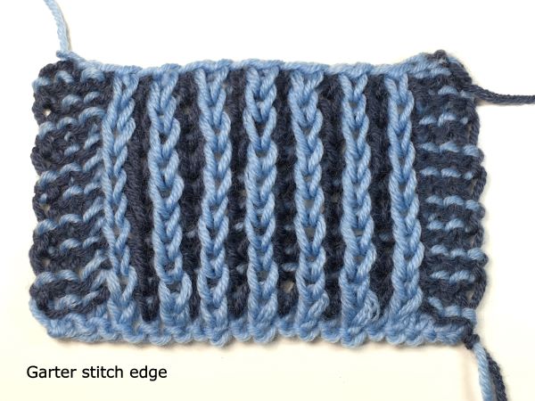 Brioche Tutorial 1 – Single-colour and Two-colour Brioche Stitch ...